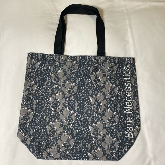 Bare Necessities | Bags | Nwt Bare Necessities Black Lace Canvas Tote ...